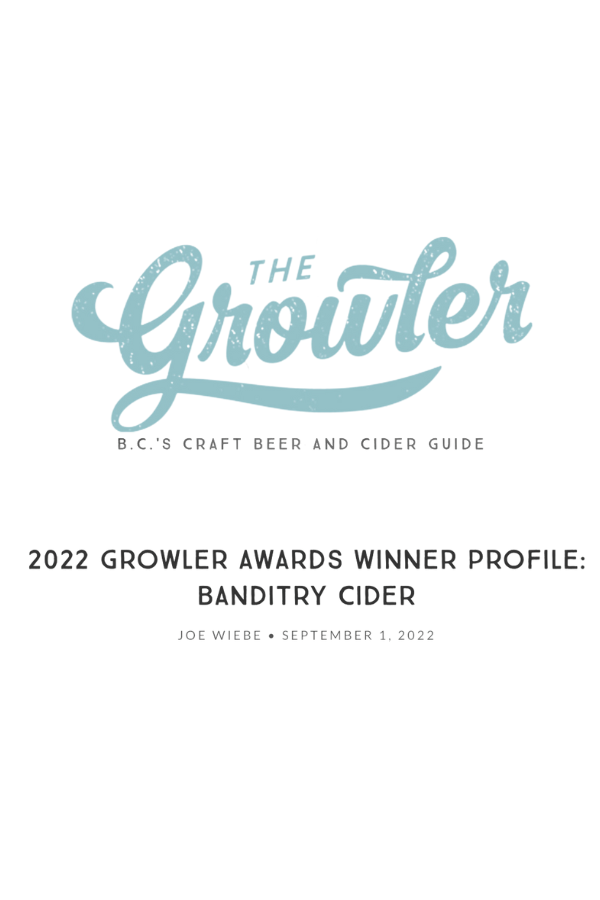 Banditry Cider, Craft Cider in Gibsons, BC's Sunshine Coast | Banditry ...